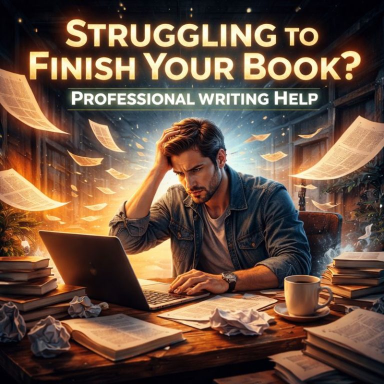 Struggling to Finish a Book? Professional Writing Help